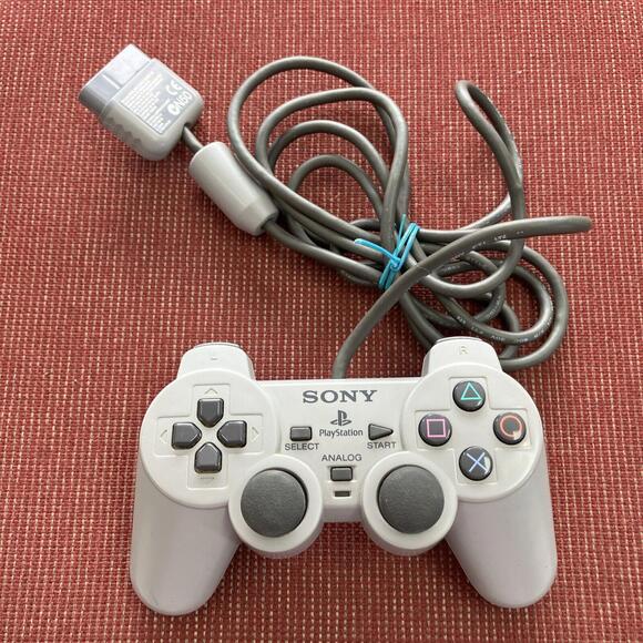 Sony | Other | Sony Playstation Ps1 Oem Controller Grey Dualshock ...